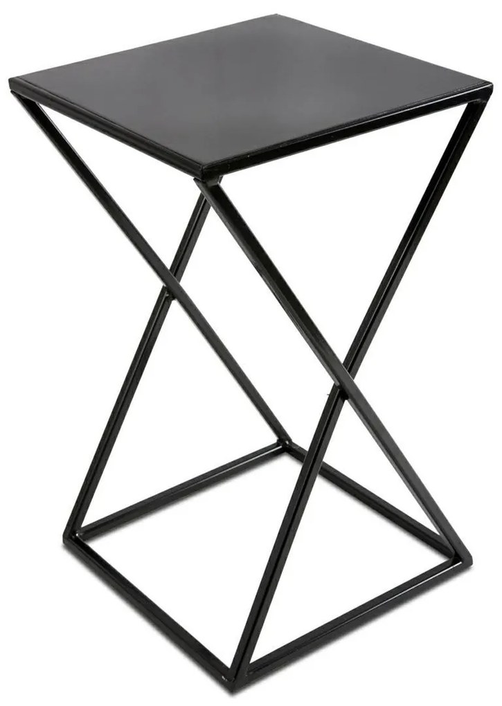 STOJAN NA KVĚTINÁČ LOFT5 40X24X24 CM ČERNÁ