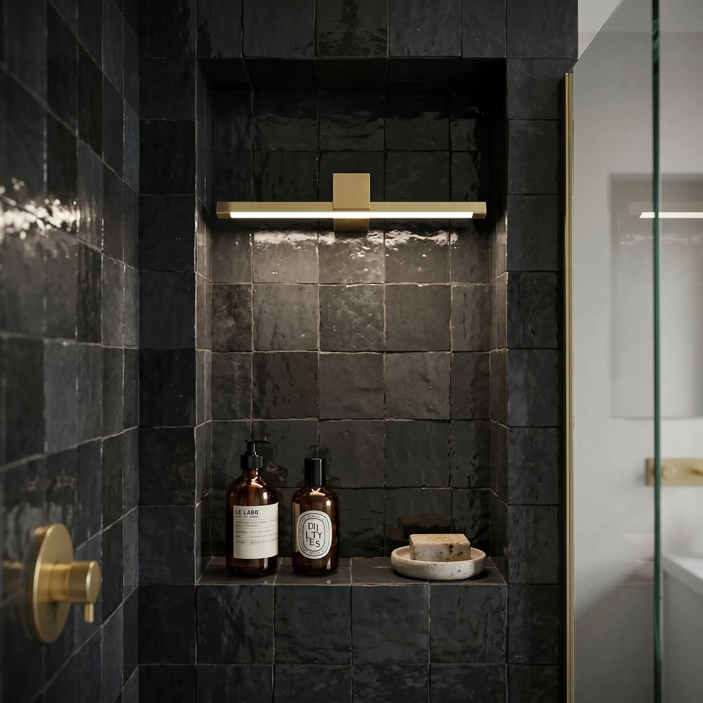 Toolight Rea, Koupelnové nástěnné LED svítidlo SWE043-1W 40cm GOLD, OSW-20143