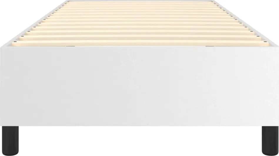 vidaXL Box spring postel 90 x 190 cm umělá kůže [3121018] Barva: krémová