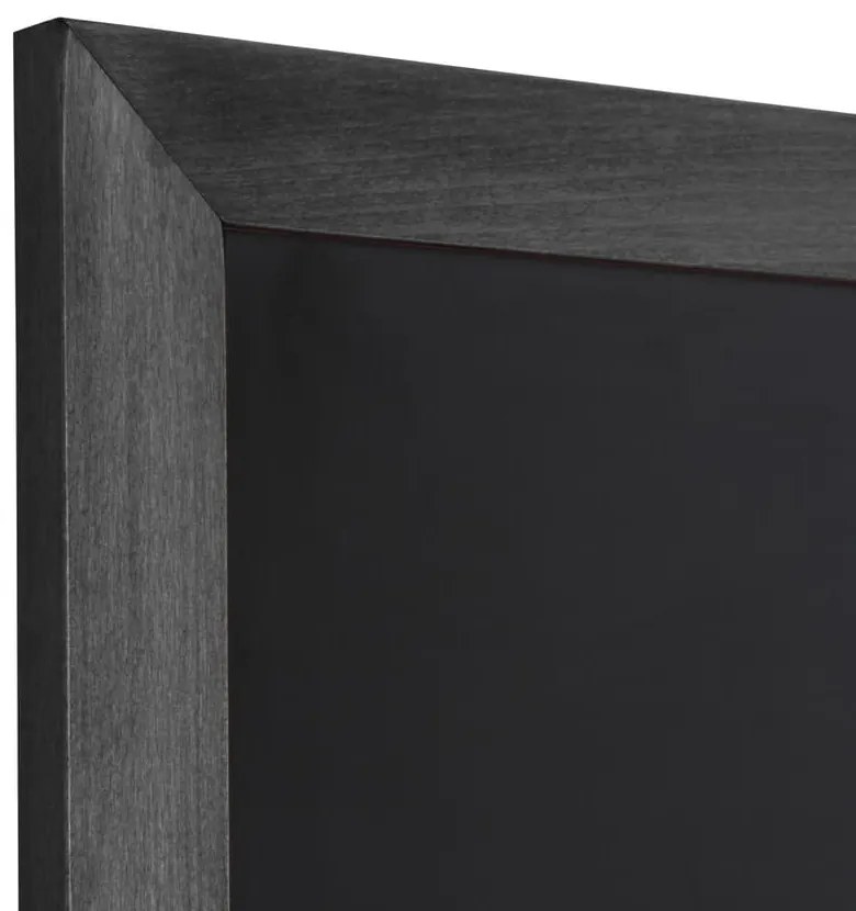 Dřevěná tabule 70 x 90 cm, černá