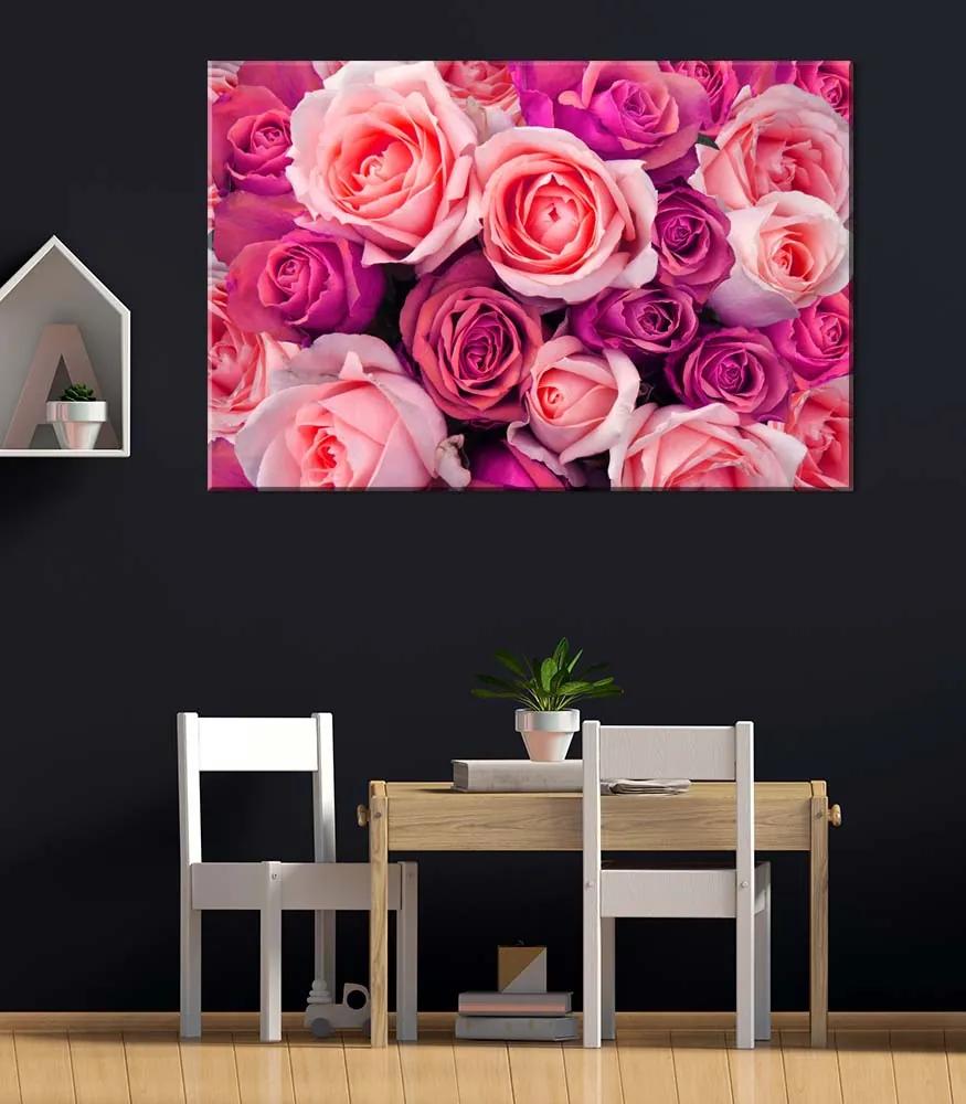 Obraz květy růží Velikost (šířka x výška): 120x80 cm