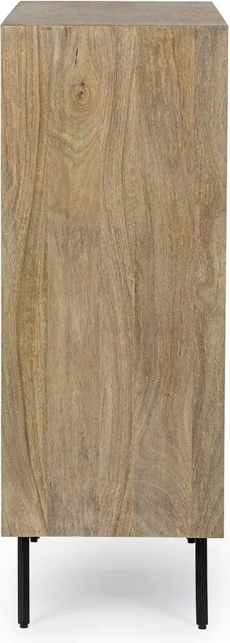 Skříňka z mangového dřeva v přírodní barvě 92x110x40 cm Darsey – Bizzotto