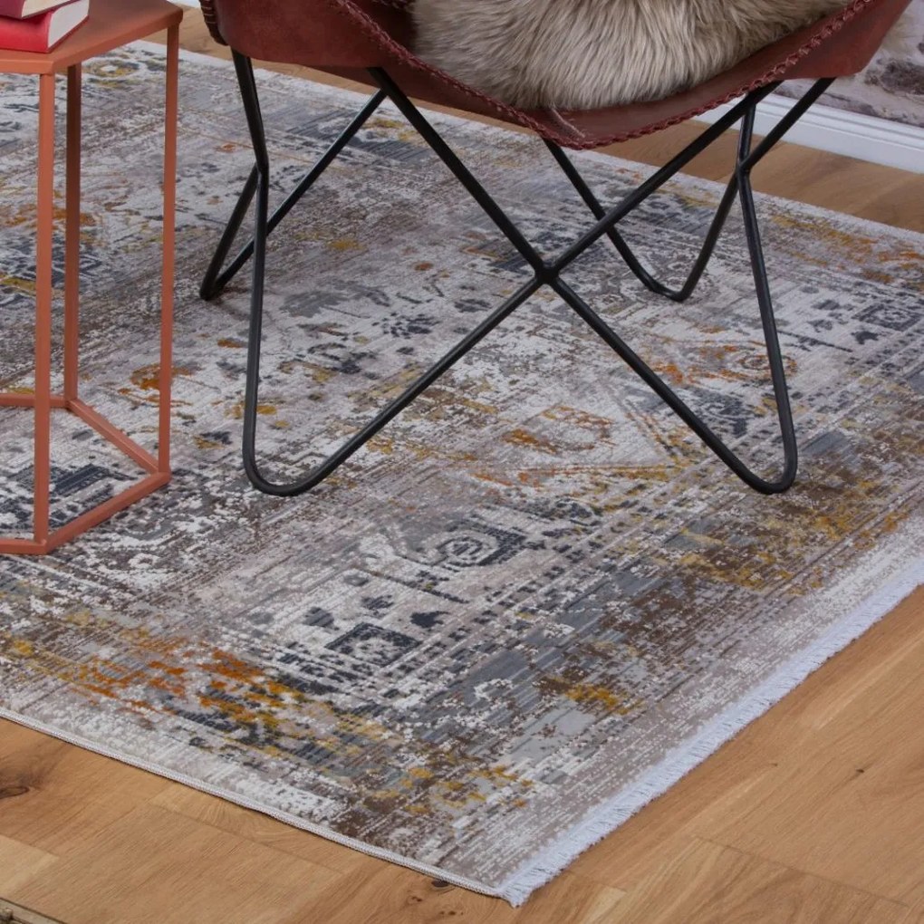 Obsession, Kusový koberec Inca 357 Taupe, 80x150, hnědá, obývací pokoj