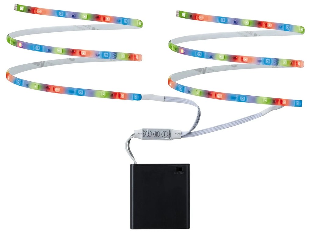 Paulmann LED Mobil Stripe RGB 2x80cm 1,2W bateriové napájení 707.00 P 70700 70700