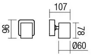 Redo 04-467 - Bodové svítidlo CAMEO 1xGU10/35W/230V