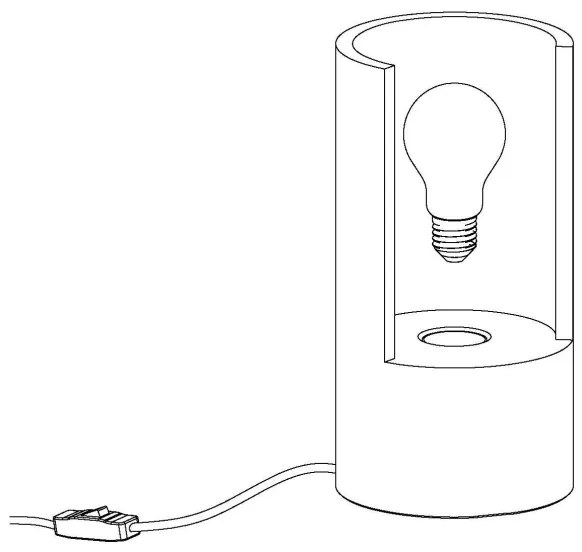 Eglo 49111 - Stolní lampa LYNTON 1xE27/60W/230V