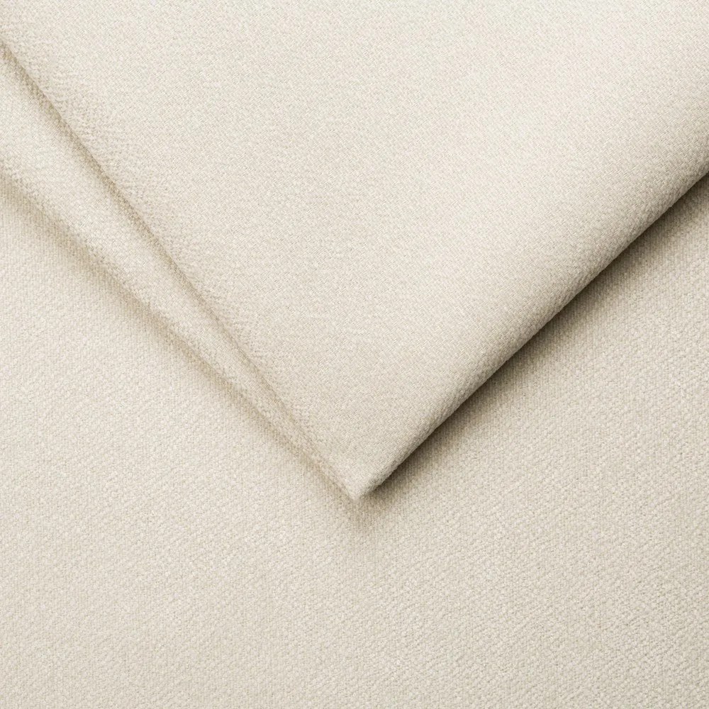 Krémová čalouněná dvoulůžková postel s úložným prostorem s roštem 180x200 cm Soma – Meise Möbel