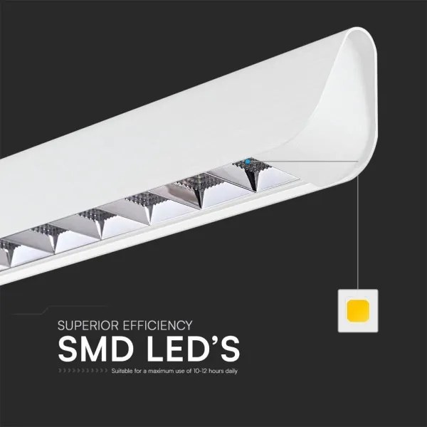 LED Lustr na lanku LED/36W/230V 3000/4000/6400K bílá