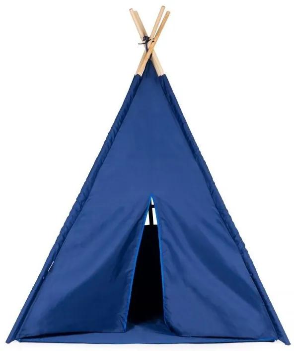 Teepee stan, domeček pro děti v modré barvě