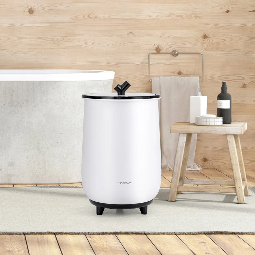 Costway 23 L Elektrický ohřívač ručníků s 3 úrovně ohřevu Ohřívač sušáku ručníků