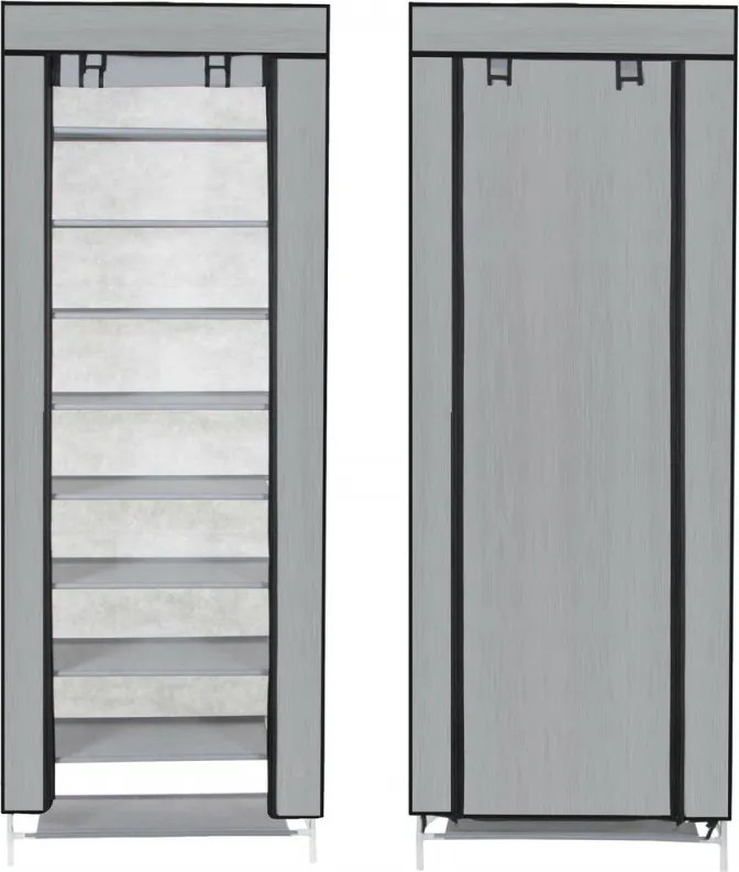 Látkový botník 168x60 cm SPRINGOS HS0004 šedý