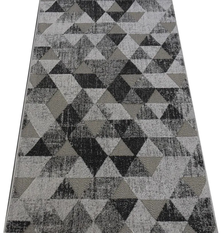 Berfin Dywany, Kusový koberec Lagos 1700 Grey (Dark Silver), 200x290, šedá, obývací pokoj