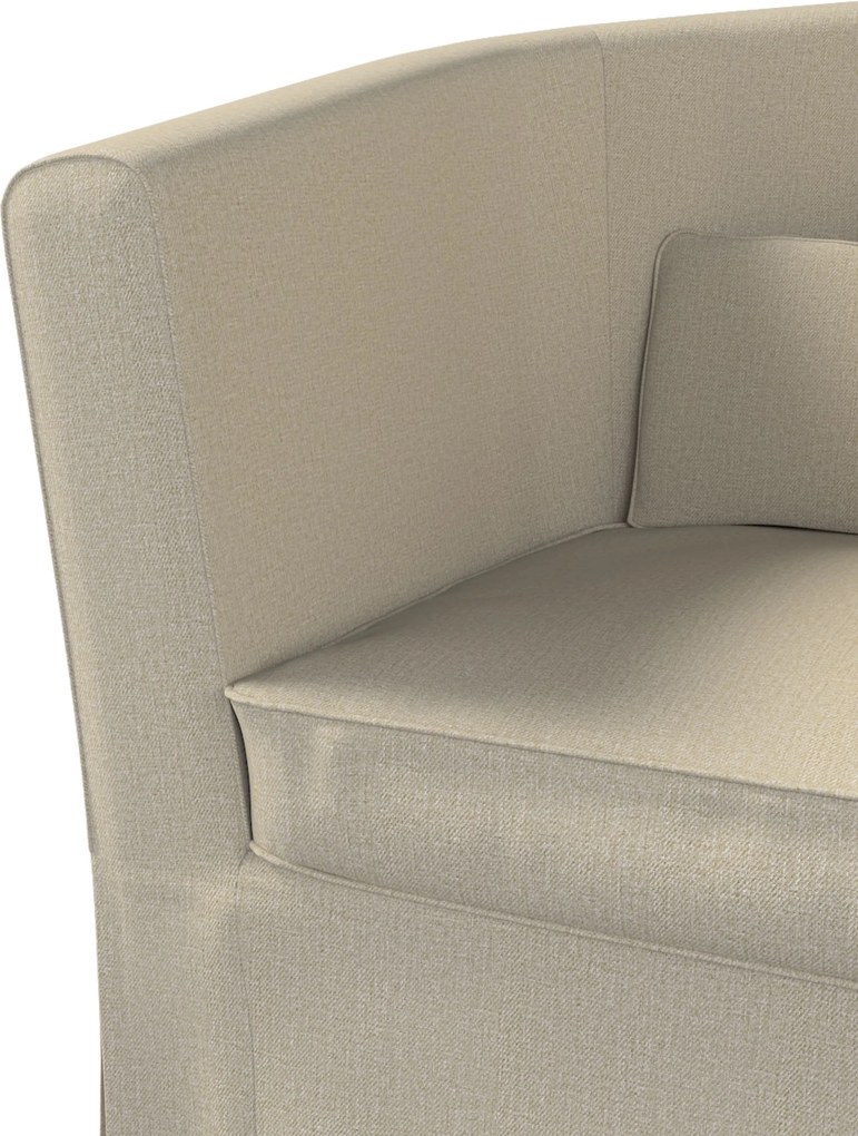 Potah na křeslo IKEA Ektorp Tullsta barva béžová látka pletený vzor