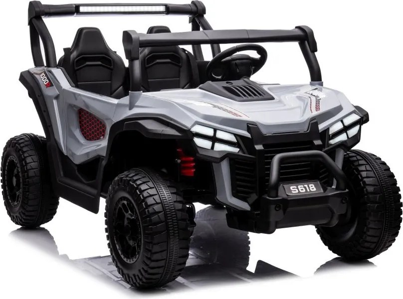 LEAN CARS Elektrické autíčko S618 šedé 4x4