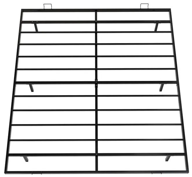 Designová postel 180 x 200 černá s LED podsvícením