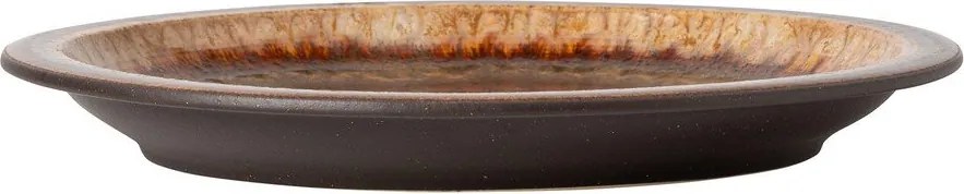 Hnědý talíř z kameniny ø 26 cm Poterie – Casafina