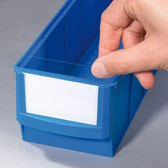 Allit Štítky pro popis plastových boxů ShelfBox, šířka 70 mm, 20 ks