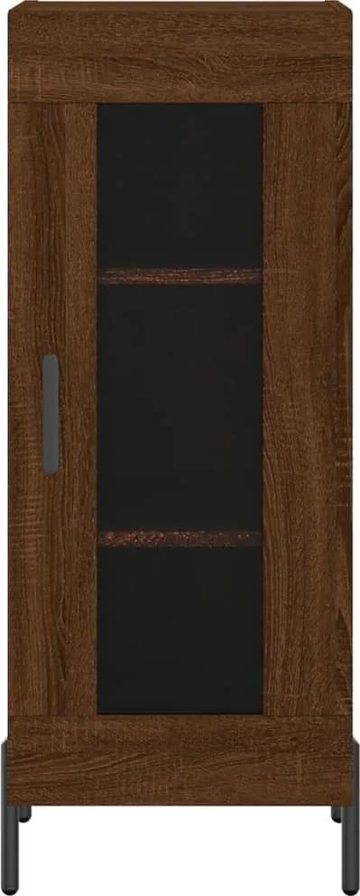vidaXL Skříň highboard 34,5 x 34 x 180 cm kompozitní dřevo [3189908] Barva: šedá sonoma