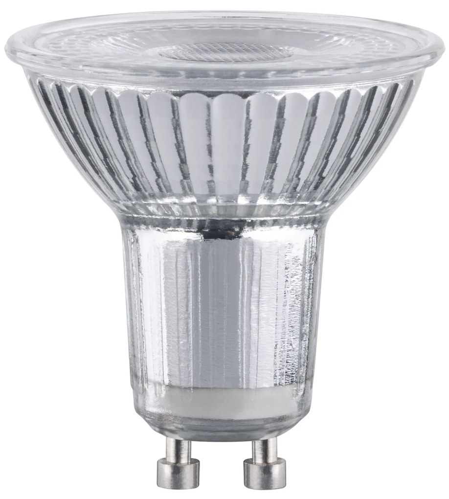 Paulmann 28984 stříbrná LED žárovka GU10, 7W 2700K, stmívatelná