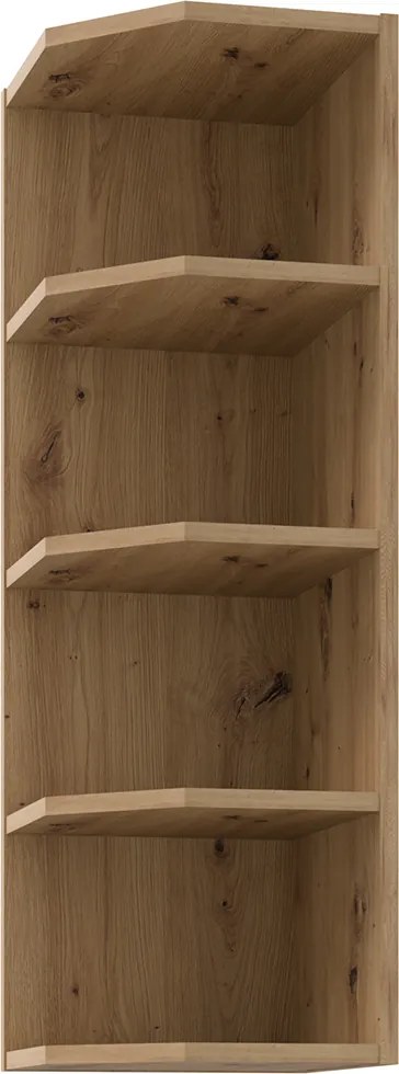 ARIA st | horní regál 30 G-90 ZAK zakončovací s policemi | 30 cm | VYSOKÝ | UNI provedení | artisan