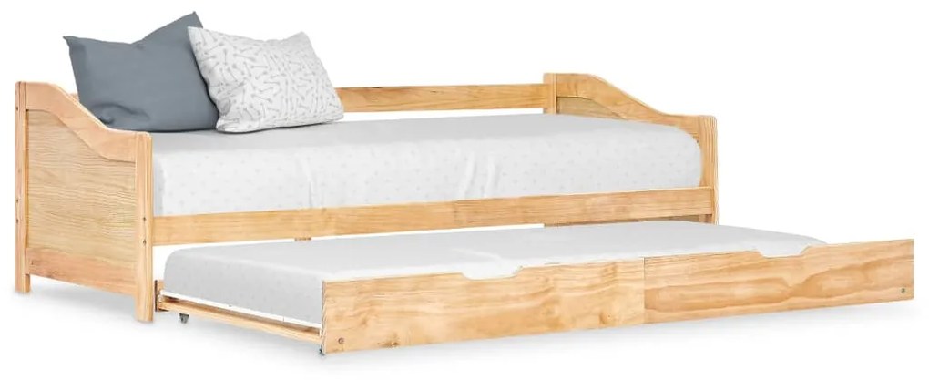 283150 vidaXL Rám vysouvací postele/pohovky borové dřevo 90 x 200 cm