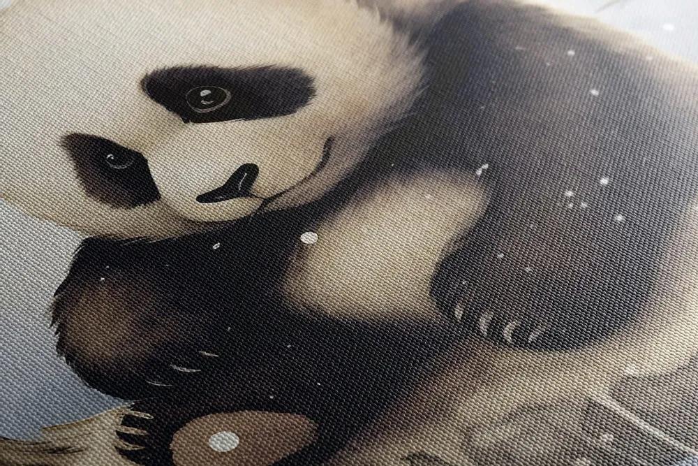 Obraz zasněná panda - 40x60