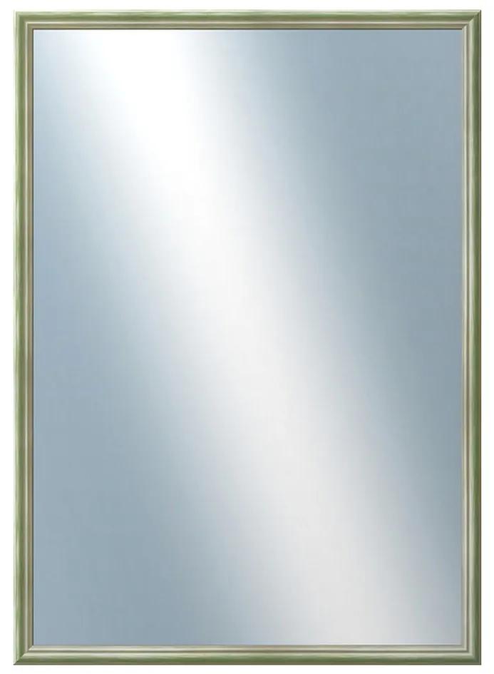DANTIK - Zarámované zrcadlo - rozměr s rámem cca 50x70 cm z lišty Y-ka zelená linka (3126)