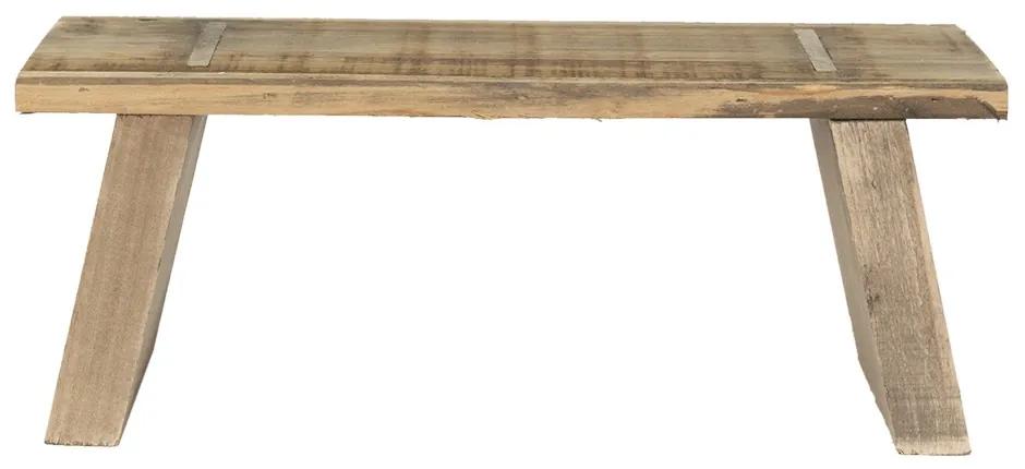 Dřevěný dekorační antik stolík na rostliny - 46*17*19 cm