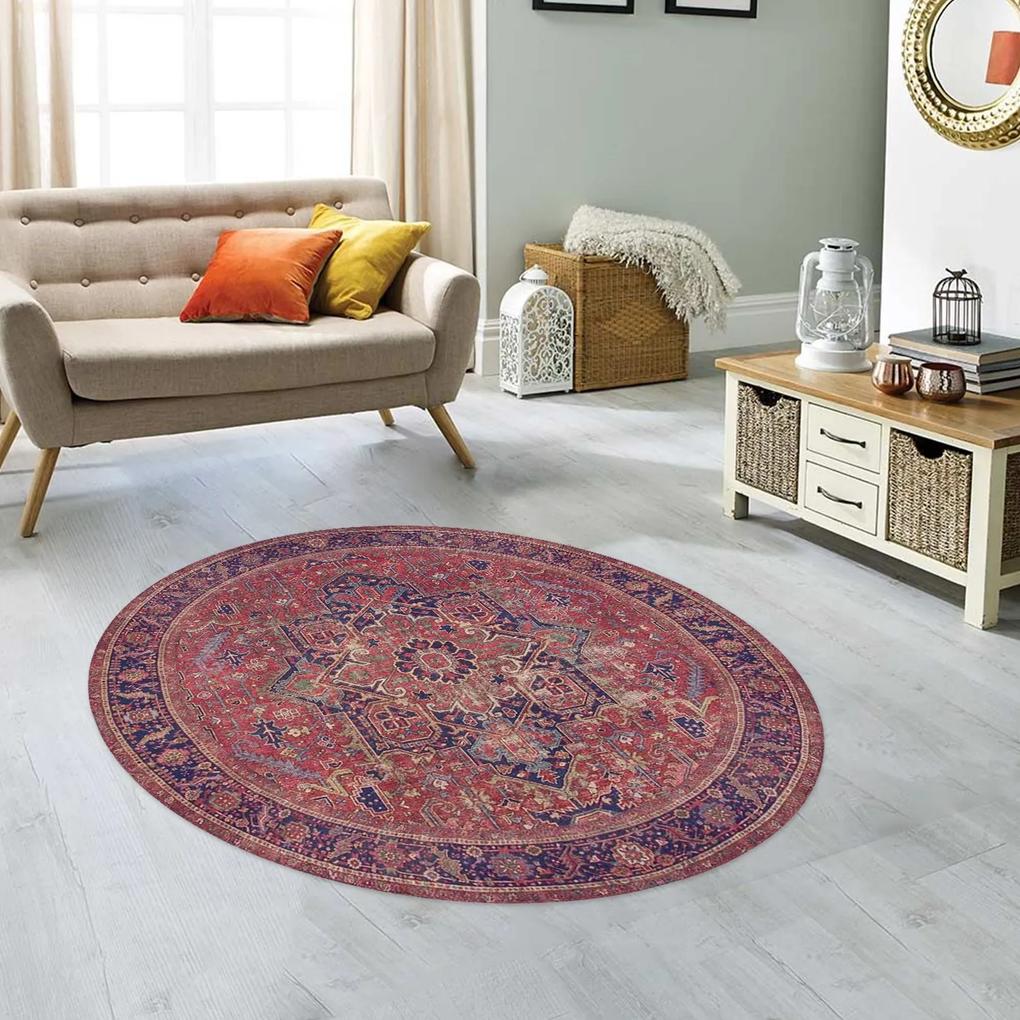 Conceptum Hypnose Kusový koberec Blues Chenille - Claret Red AL 162, Vícebarevná Rozměr koberce: 150 x 230 cm