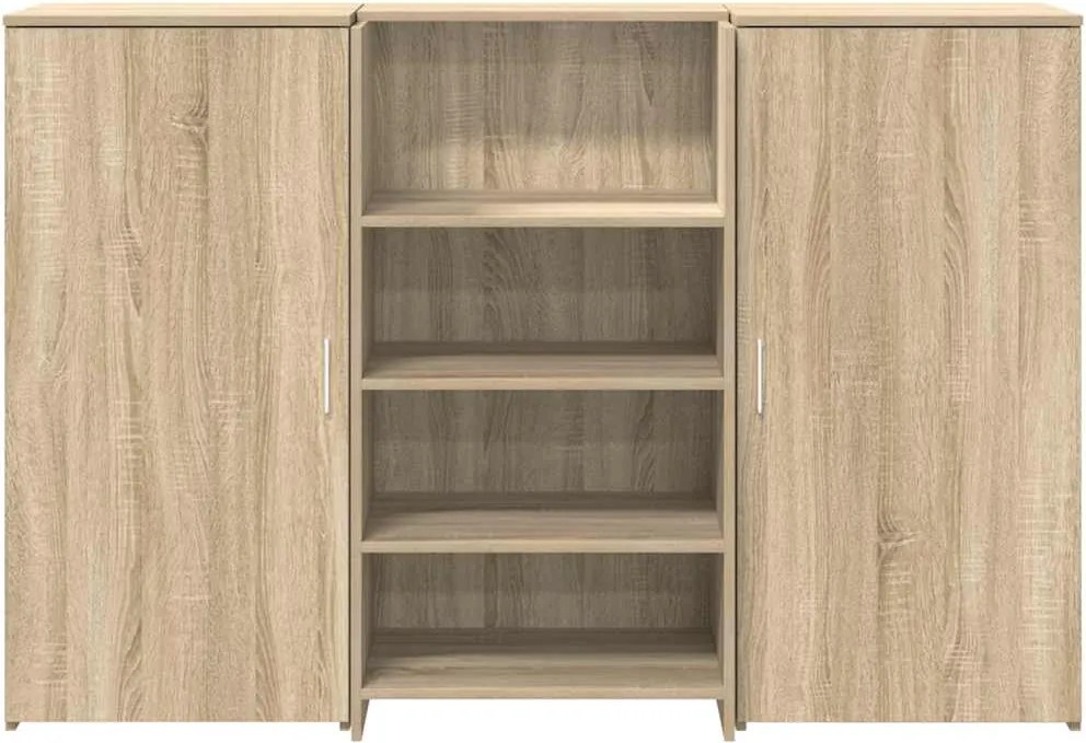 Recepční stůl dub sonoma 155x50x103,5 cm kompozitní dřevo 3324198