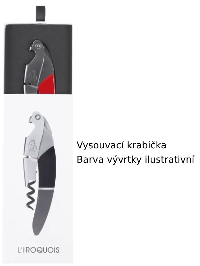Vývrtka na víno - modrá