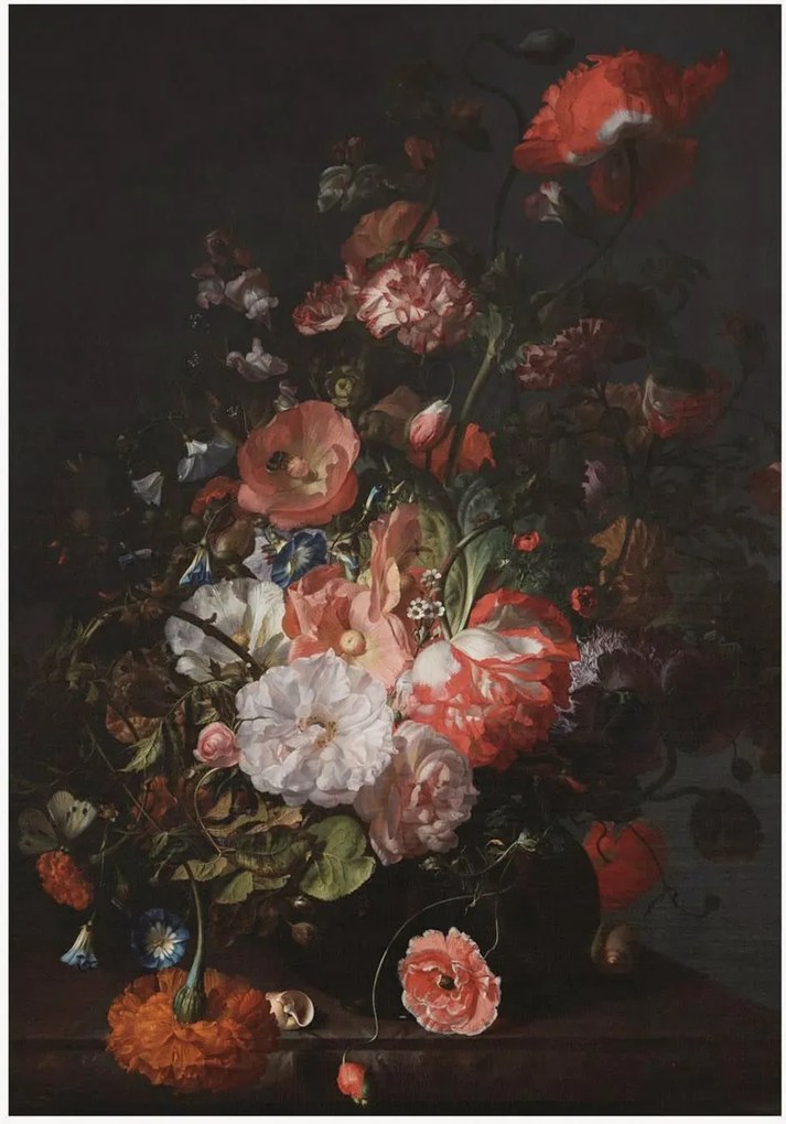 Samolepící tapeta Golden Age Flowers