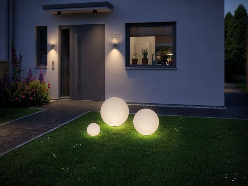 P 94177 Plug&Shine světelný objekt Globe IP67 3000K 24V průměr 20cm - PAULMANN