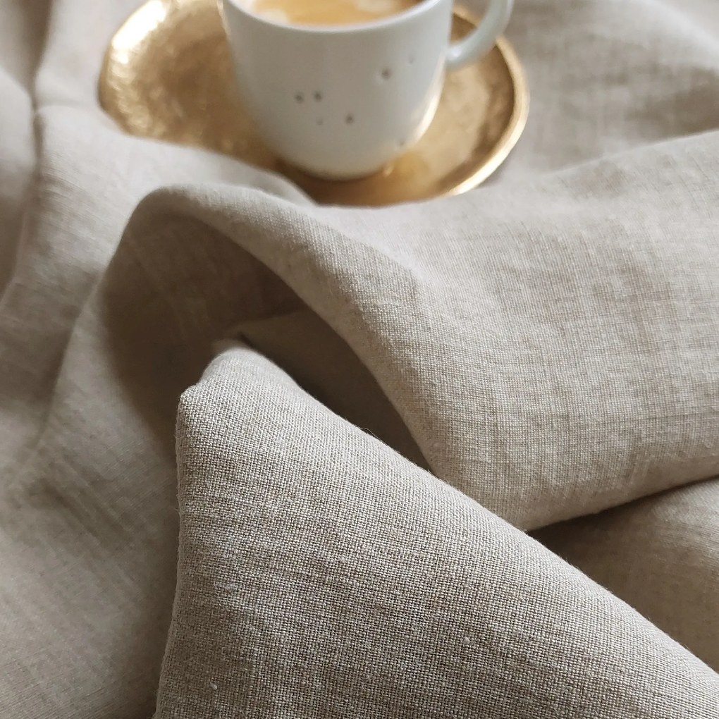 TULULUM Lněný povlak na polštář COMFORT NATURAL kolekce 2025 Rozměr polštáře: 50 x 70 cm