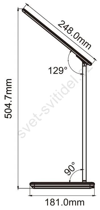 NEDES LED Stmívatelná dotyková lampa s bezdrátovým nabíjením JOY LED/6W/230V+USB bílá ND3291