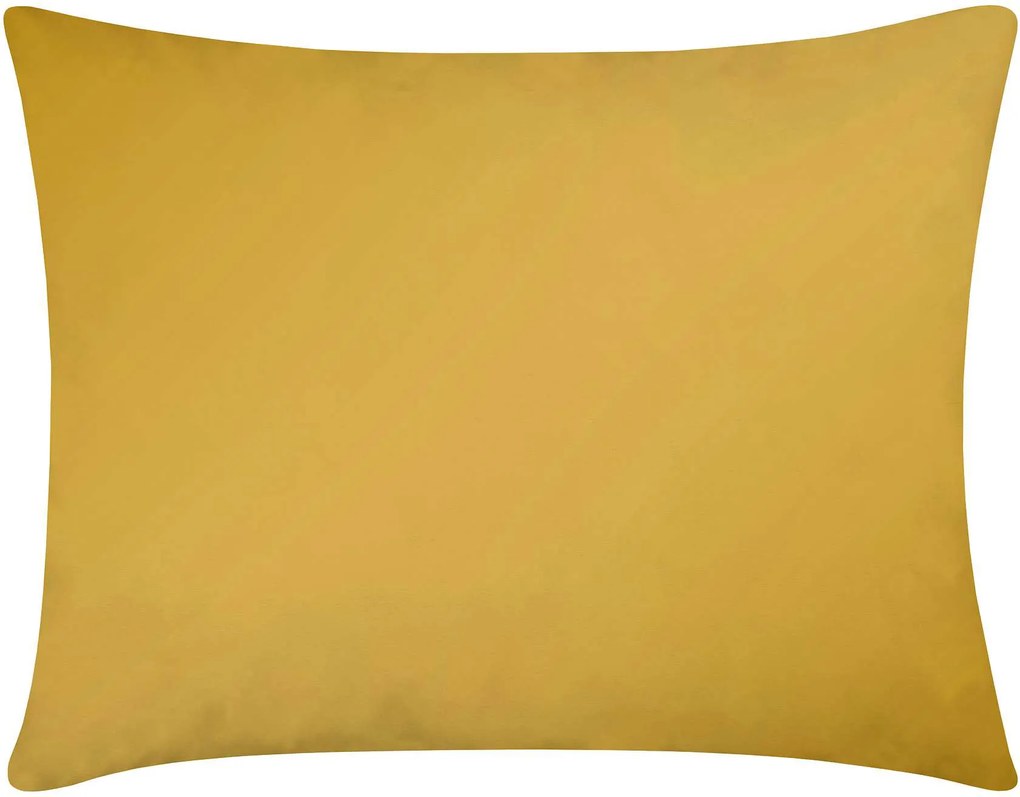 Bavlněný povlak na polštář jednobarevný - hořčicový Velikost: 50 x 70