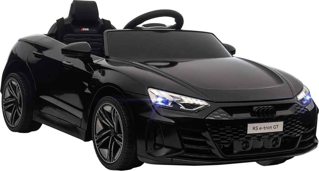 HOMCOM Dětské elektrické auto, Dětské auto s dálkovým ovládáním, AUDI RS e-tron GT pro děti s bezpečnostním pásem, klaksonem, hudbou a světlomety, do