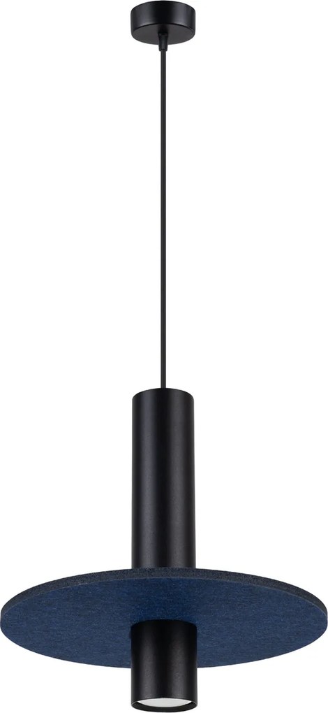 Sollux Lighting Závěsné svítidlo PELTA 1 černé/tmavě modré