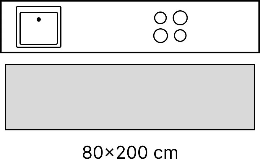 Ručně tkaný vlněný běhoun 80x300 cm Cascade Wool – Flair Rugs