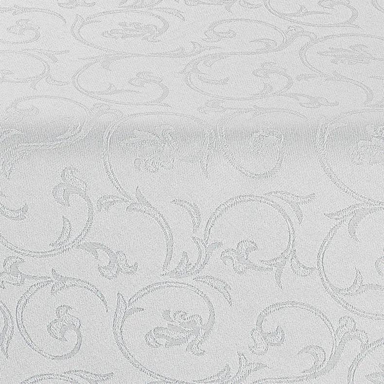 Ubrus Veba GARBO Ornament bílá Velikost: 160x220 cm - ovál
