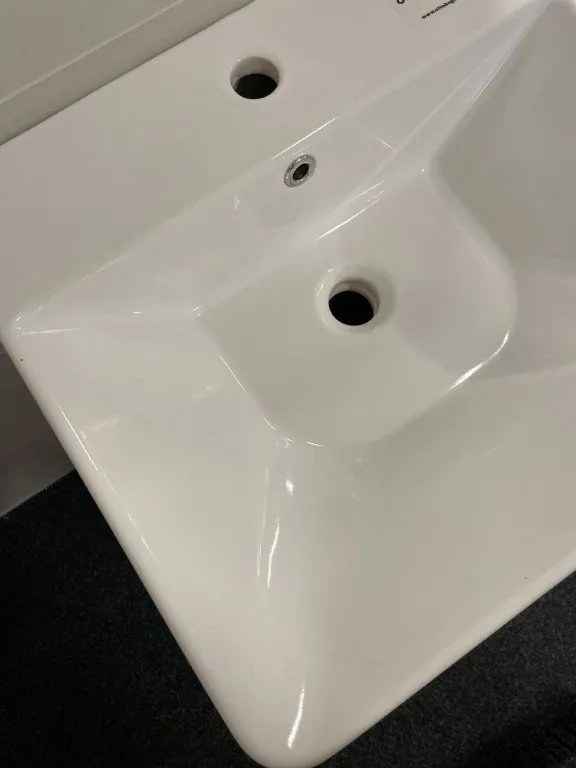 Lavedo Vivace White Air 50 koupelnová skříňka s umyvadlem, lesk