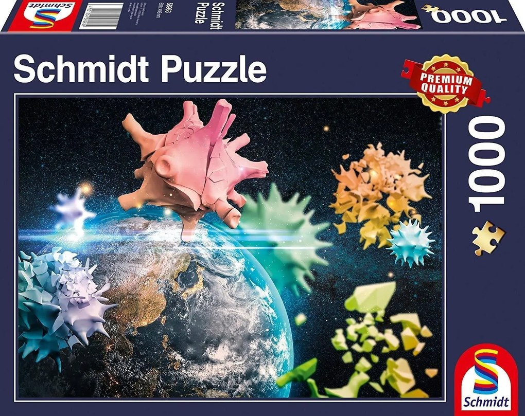 Puzzle schimdt puzzle planeta země 2020, 1000 dílků