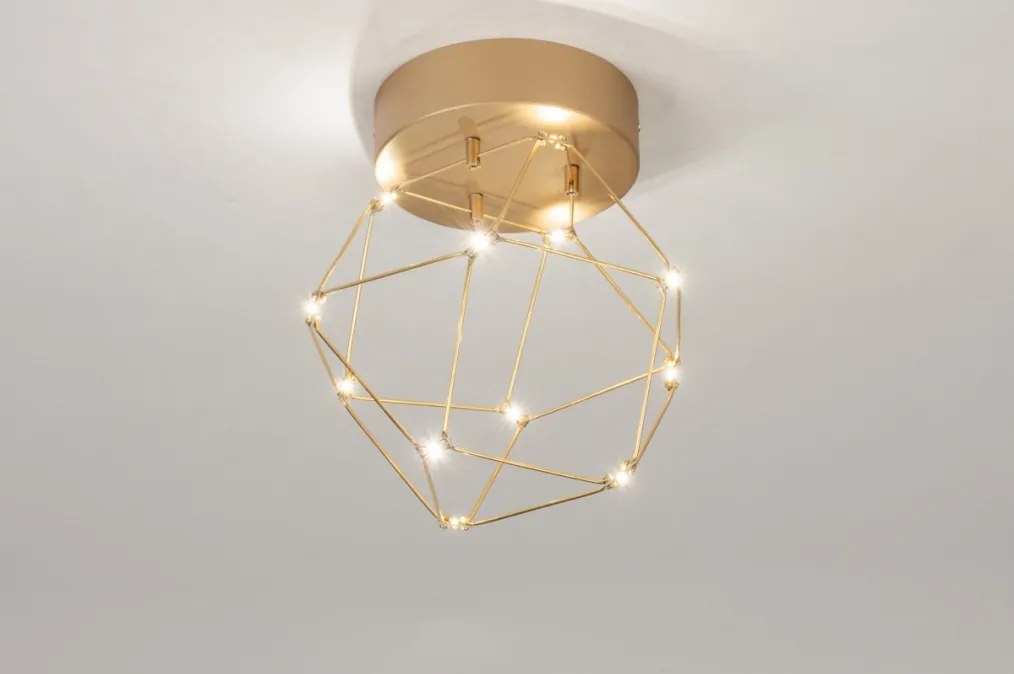 Stropní stmívatelné LED světlo Spectre Gold Platinum 22