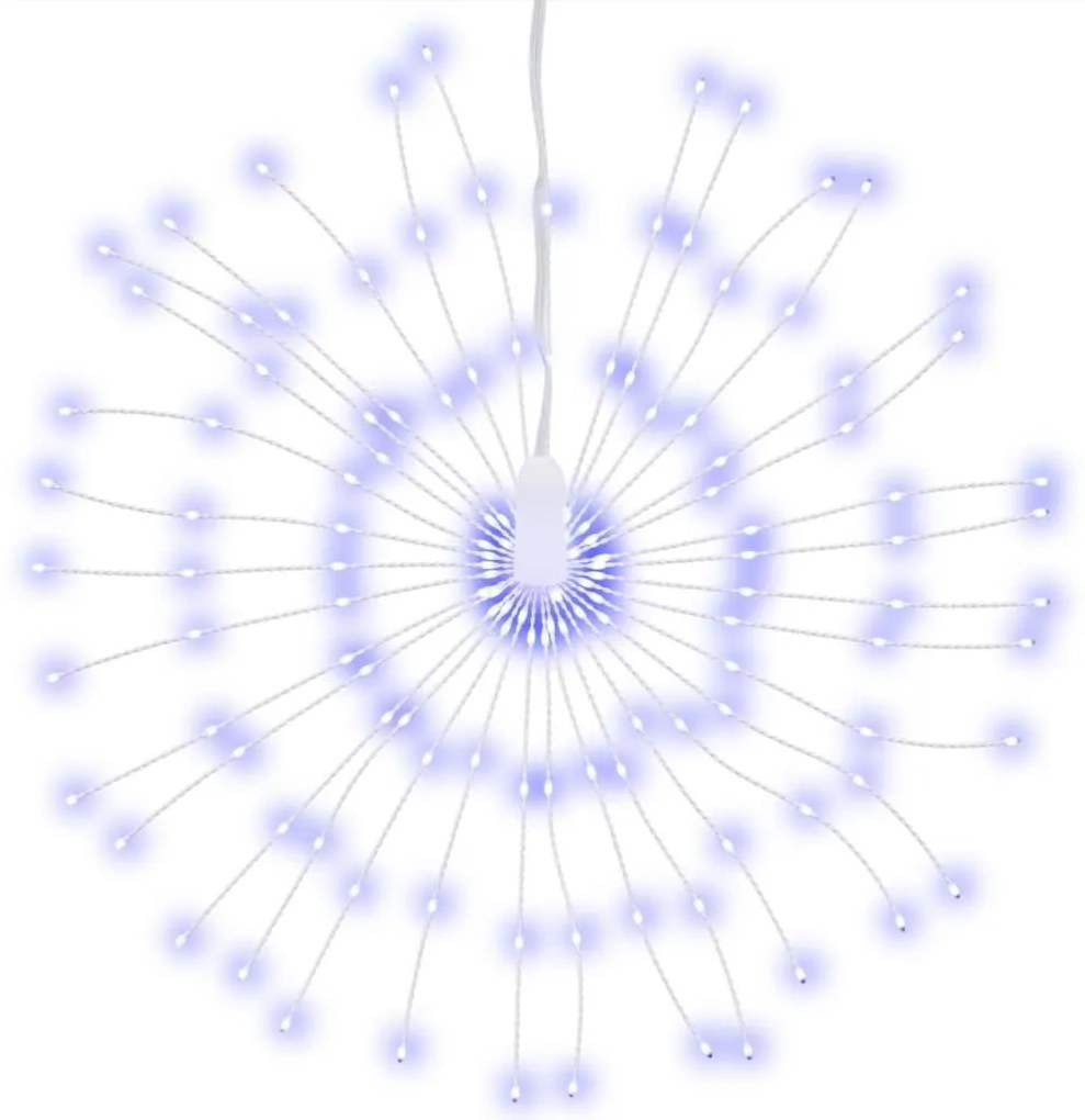 Shumee vánoční hvězdicové světlo 140 modrých led diod, 17 cm
