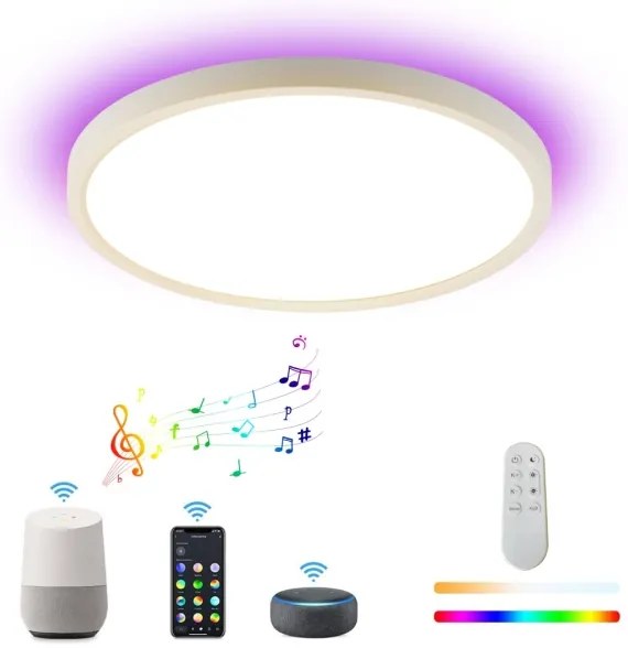 Immax NEO 07169-W60 - LED RGB Stmívatelné svítidlo TUDO 65W/230V Wi-Fi Tuya + DO