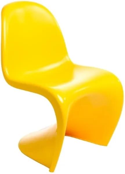Jídelní židle Pantom, žlutá