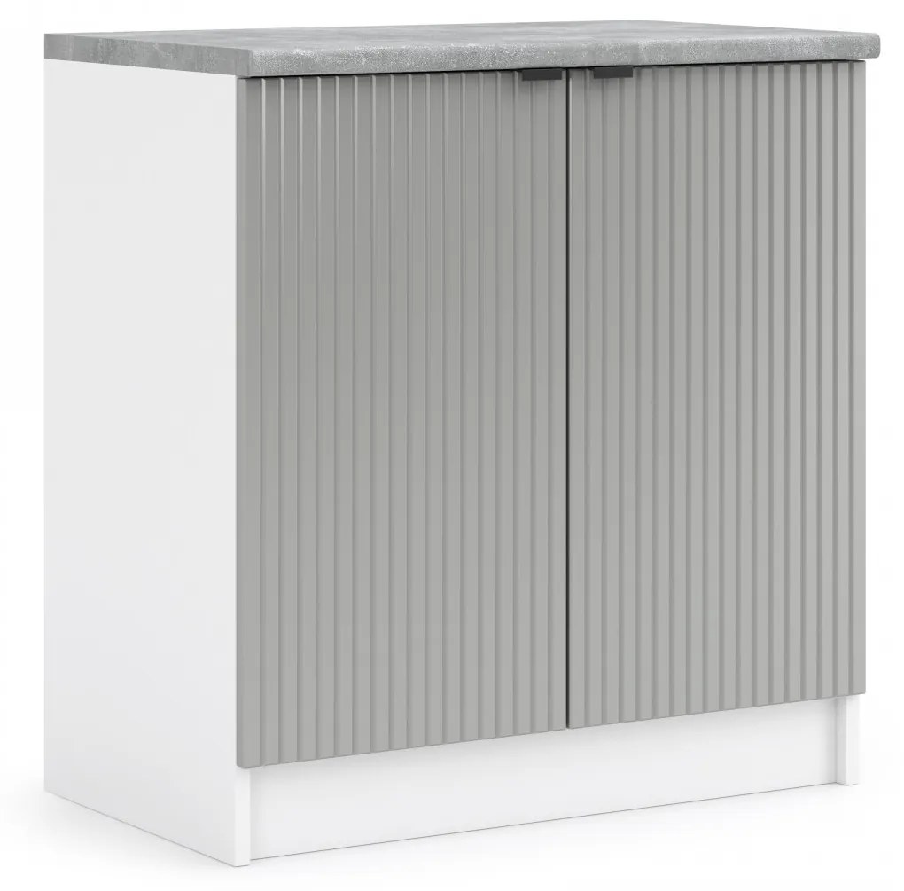 Kuchyňská skříňka spodní 80 cm - LAM D80 2D - Dvířka GISEL