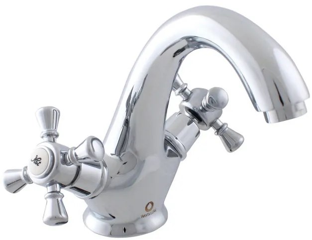 SLEZÁK RAV MORAVA RETRO - Umyvadlová baterie bez výpusti, Chrom MK328.0 - 3,8"