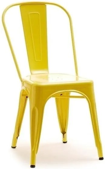 design4life Židle LOGY žlutá
