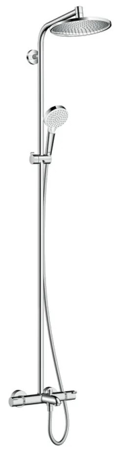Hansgrohe Crometta S, Showerpipe 240 1jet s vanovým termostatem, chromová, HAN-27320000
